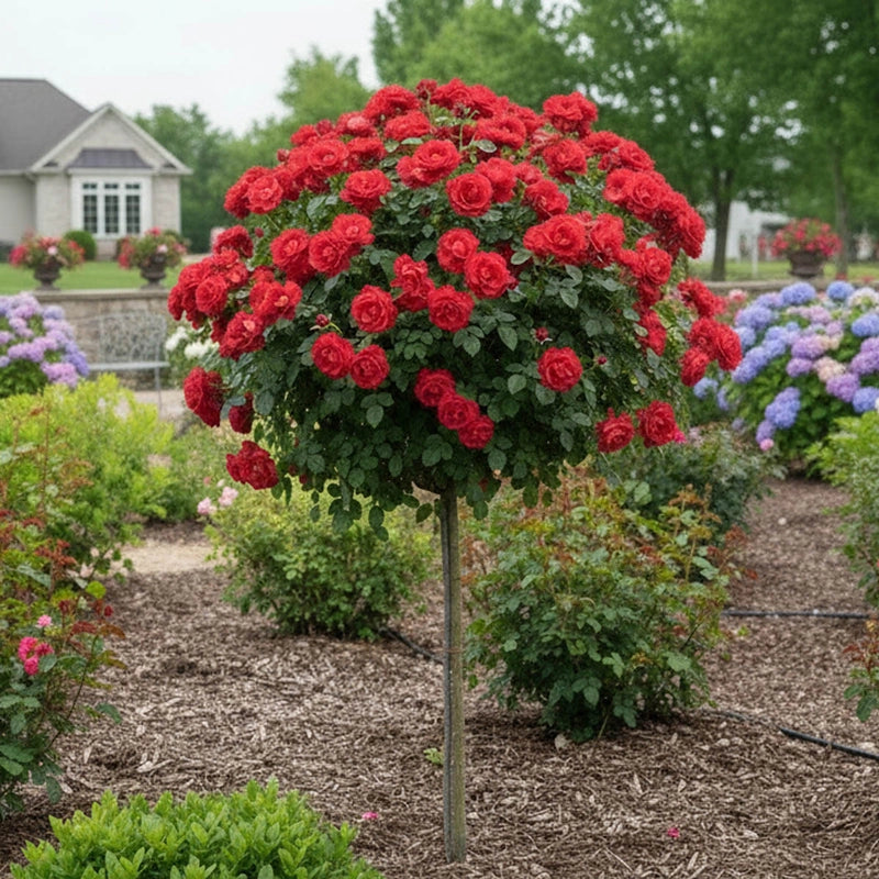 Trumpeter Floribunda Rose Tree – Spring Hill Nurseries