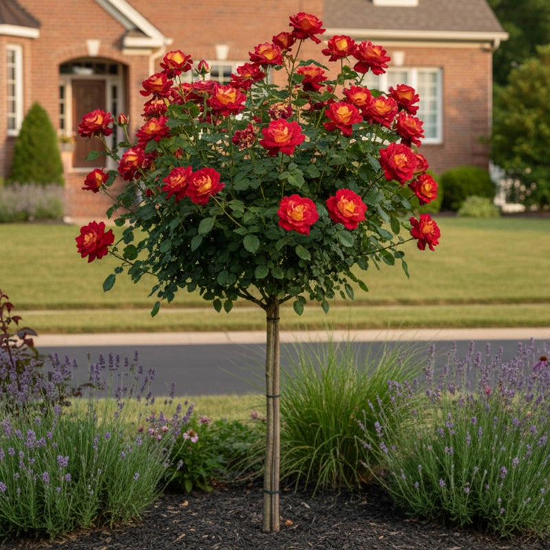 Ketchup And Mustard™ Tree Rose – Spring Hill Nurseries